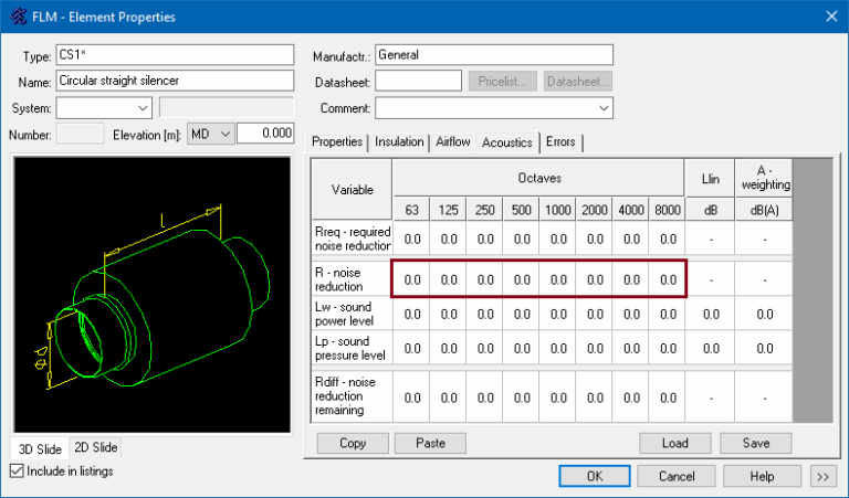 18. Setup of Acoustic Calculations – FLUID DESK :: Help materials
