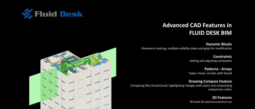 ADVANCED CAD FEATURES IN FLUID DESK BIM – FLUID DESK :: Help materials